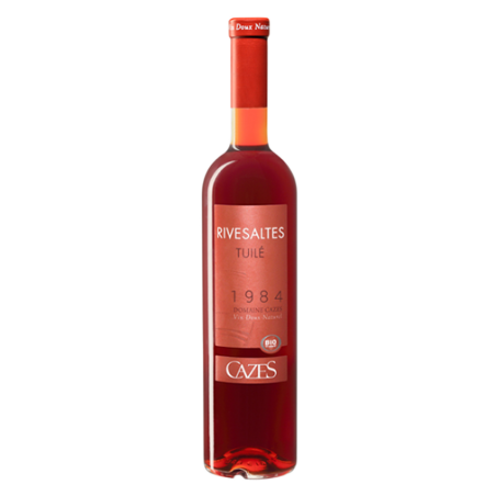 Rivesaltes tuilé rouge 1984 et cadeaux vins millésimés du Roussillon
