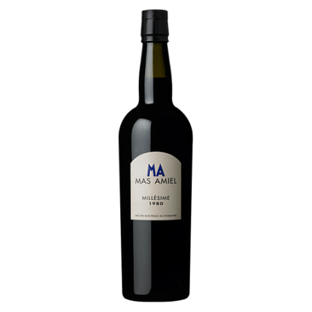 Maury 1980, vin rouge doux naturel du Mas Amiel au meilleur prix