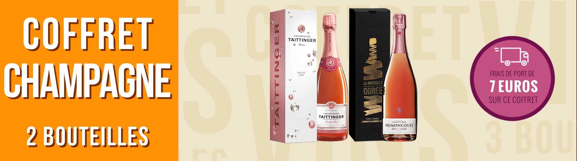 COFFRET CHAMPAGNE livré en 24h | La Bouteille Dorée | Offrir du Champagne
